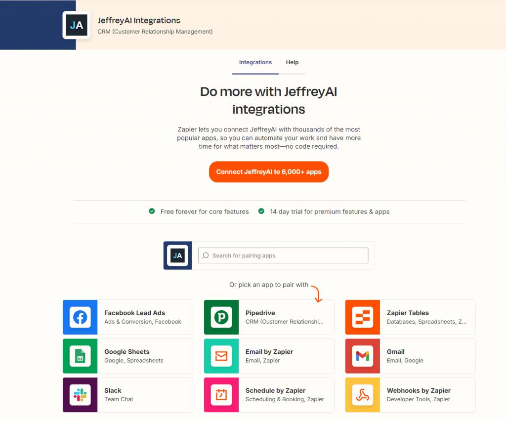 How Does Zapier help you Automate - JeffreyAI Business Automation